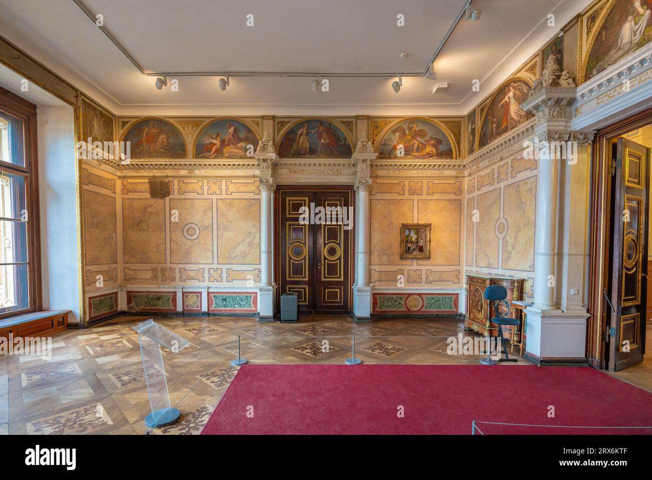 The Legend Room at Schwerin Castle Interior - Schwerin, Germany Stock ...