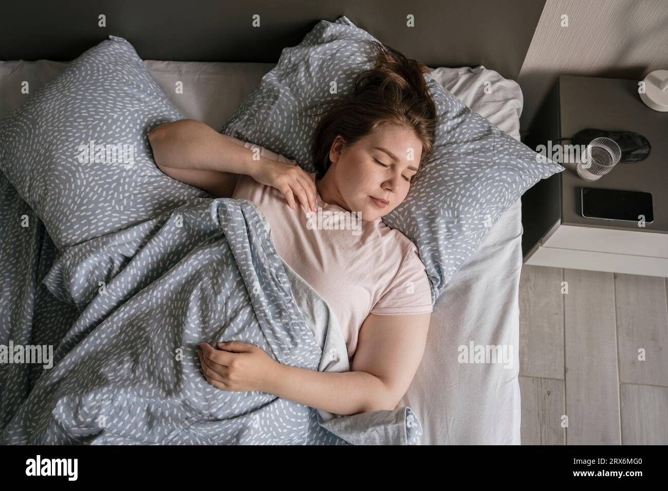 Asia women on bed sleeping hi-res stock photography and images - Alamy