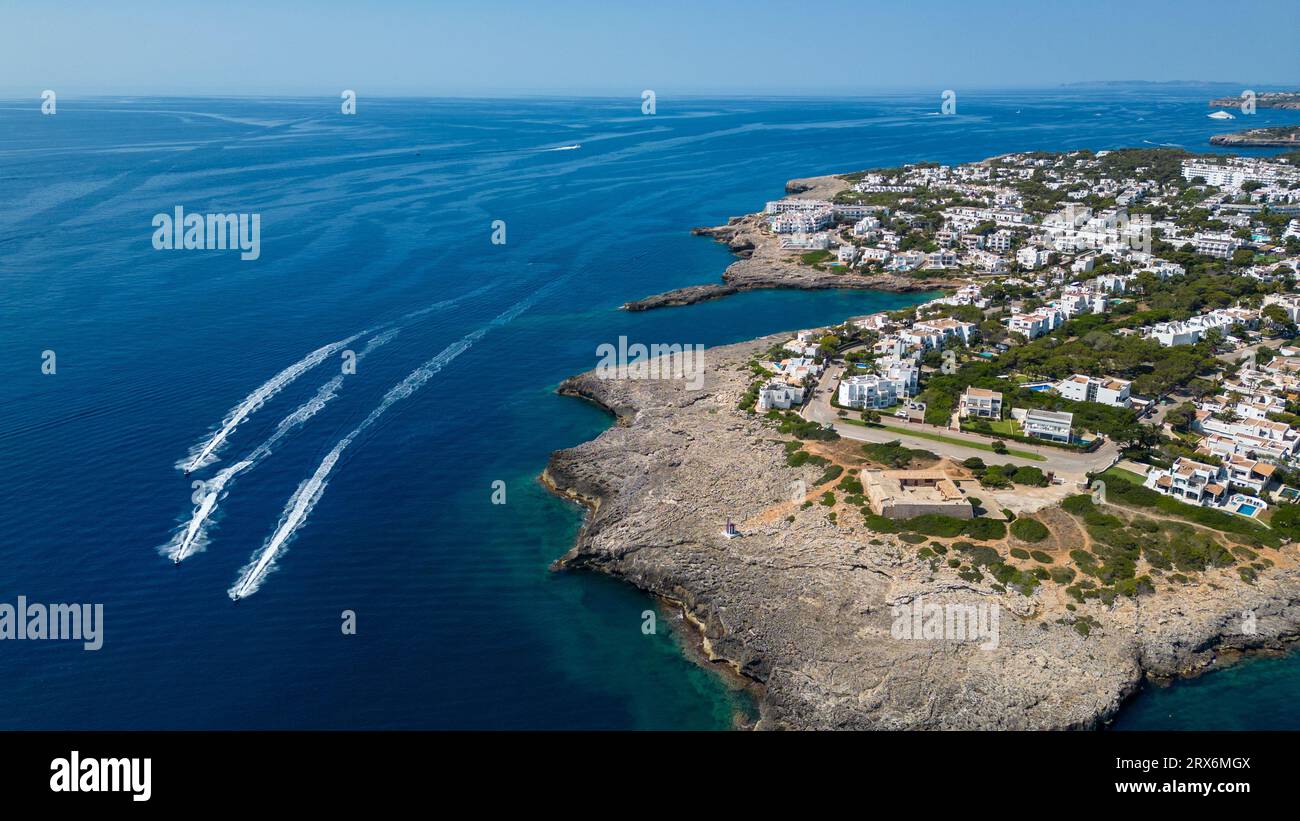 Picture dated June 2023 shows the holiday resort of Cala d'Or in ...