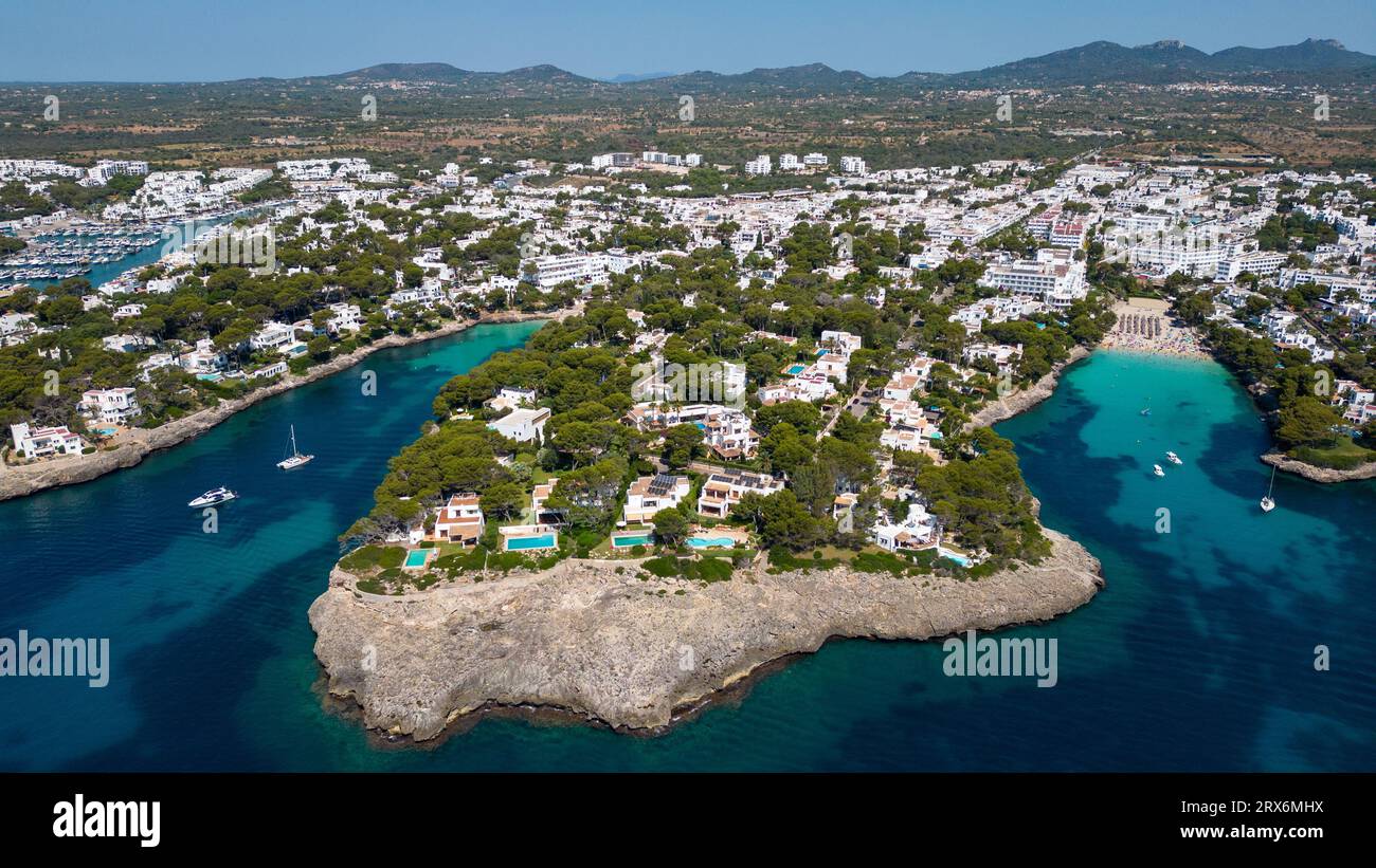 Picture dated June 2023 shows the holiday resort of Cala d'Or in ...