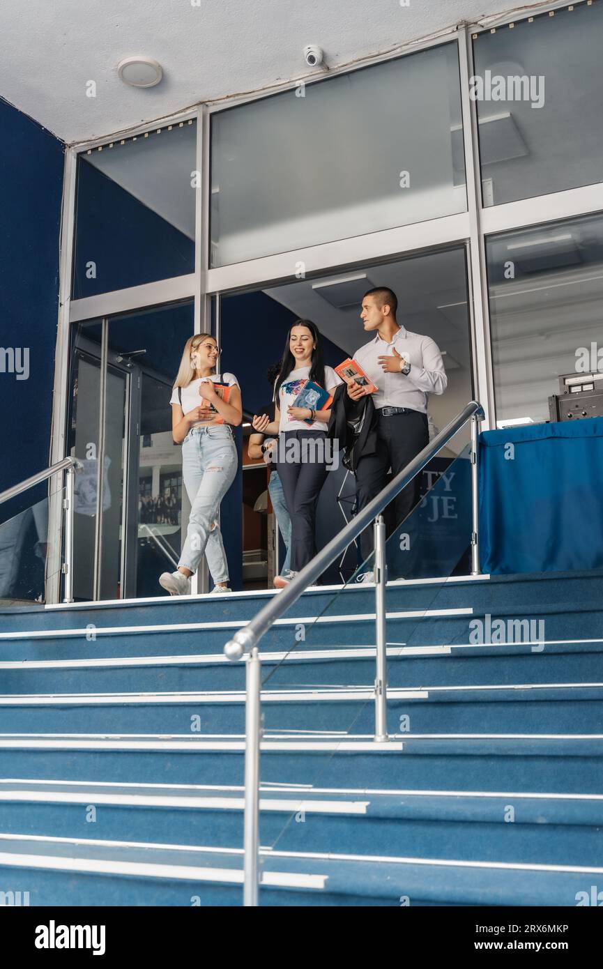 Multicultural University Students Engaged in Academic Debate and ...