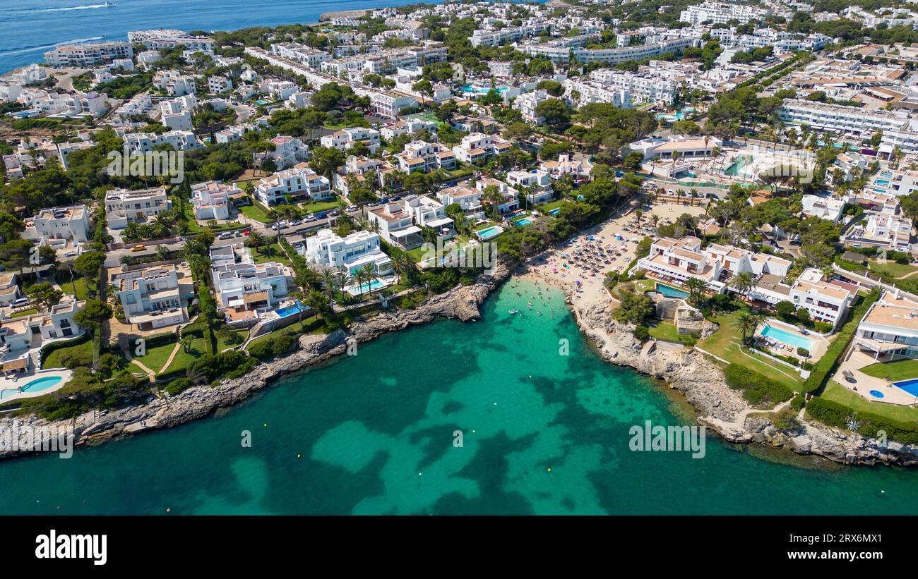 Picture dated June 2023 shows the holiday resort of Cala d'Or in ...