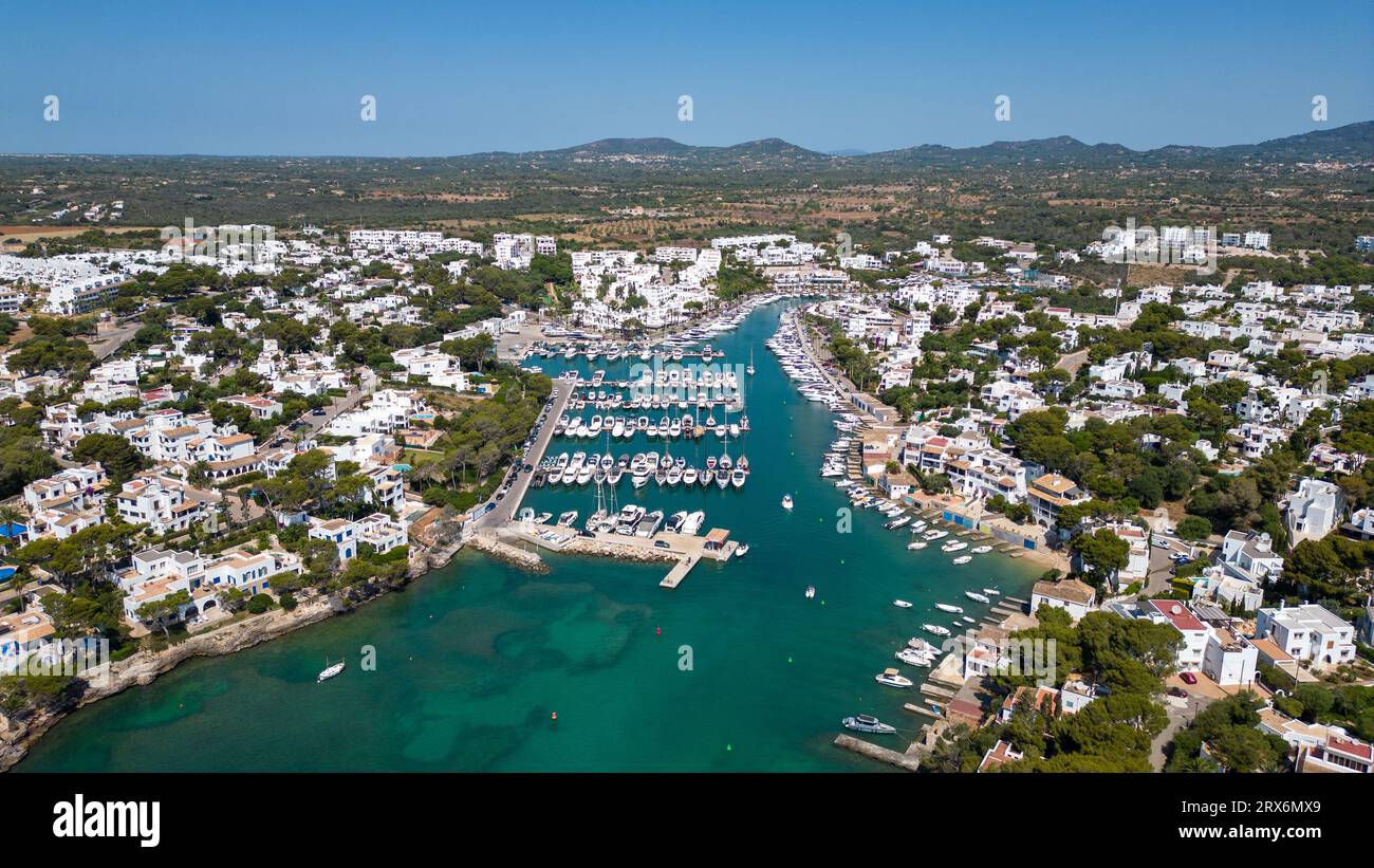 Picture dated June 2023 shows the holiday resort of Cala d'Or in ...