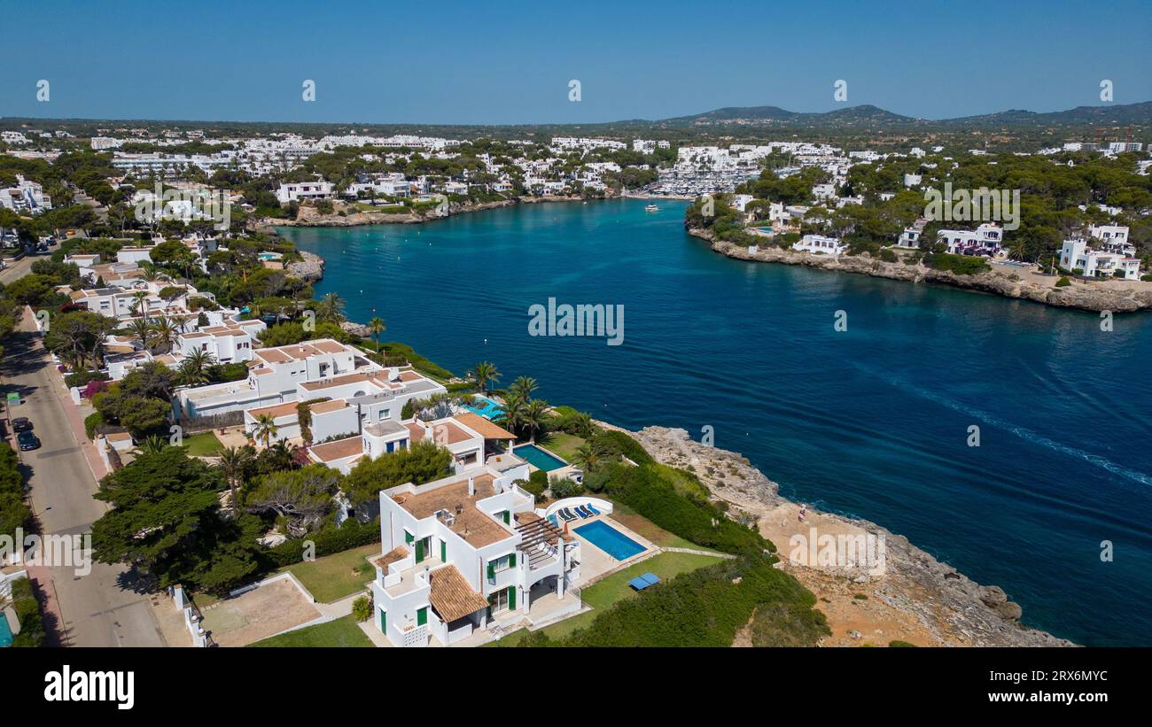 Picture dated June 2023 shows the holiday resort of Cala d'Or in ...