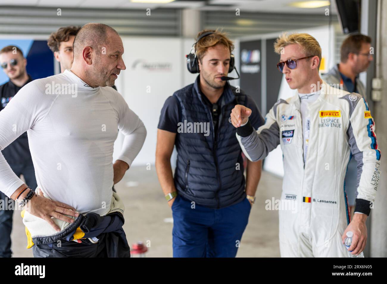 LESSENNES Benjamin BEL, L'ESPACE BIENVENUE, BMW M4 GT4 (G82), SILVER, portraitduring the 5th ...