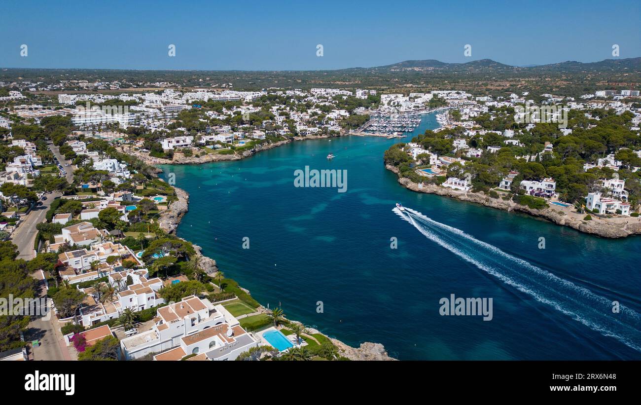Picture dated June 2023 shows the holiday resort of Cala d'Or in ...