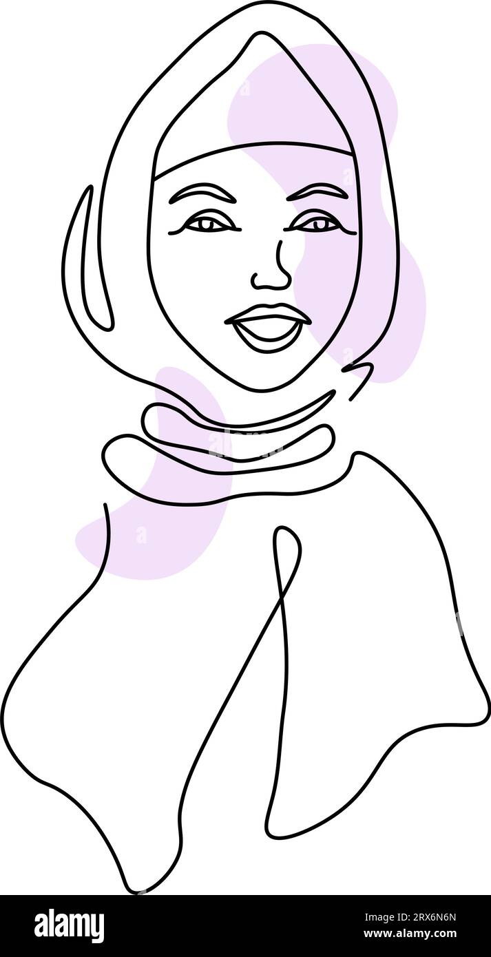 Cheerful Muslim woman wearing hijab, girl vector Stock Vector Image ... Cheerful Muslim woman wearing hijab, girl vector Stock Vector Image ...