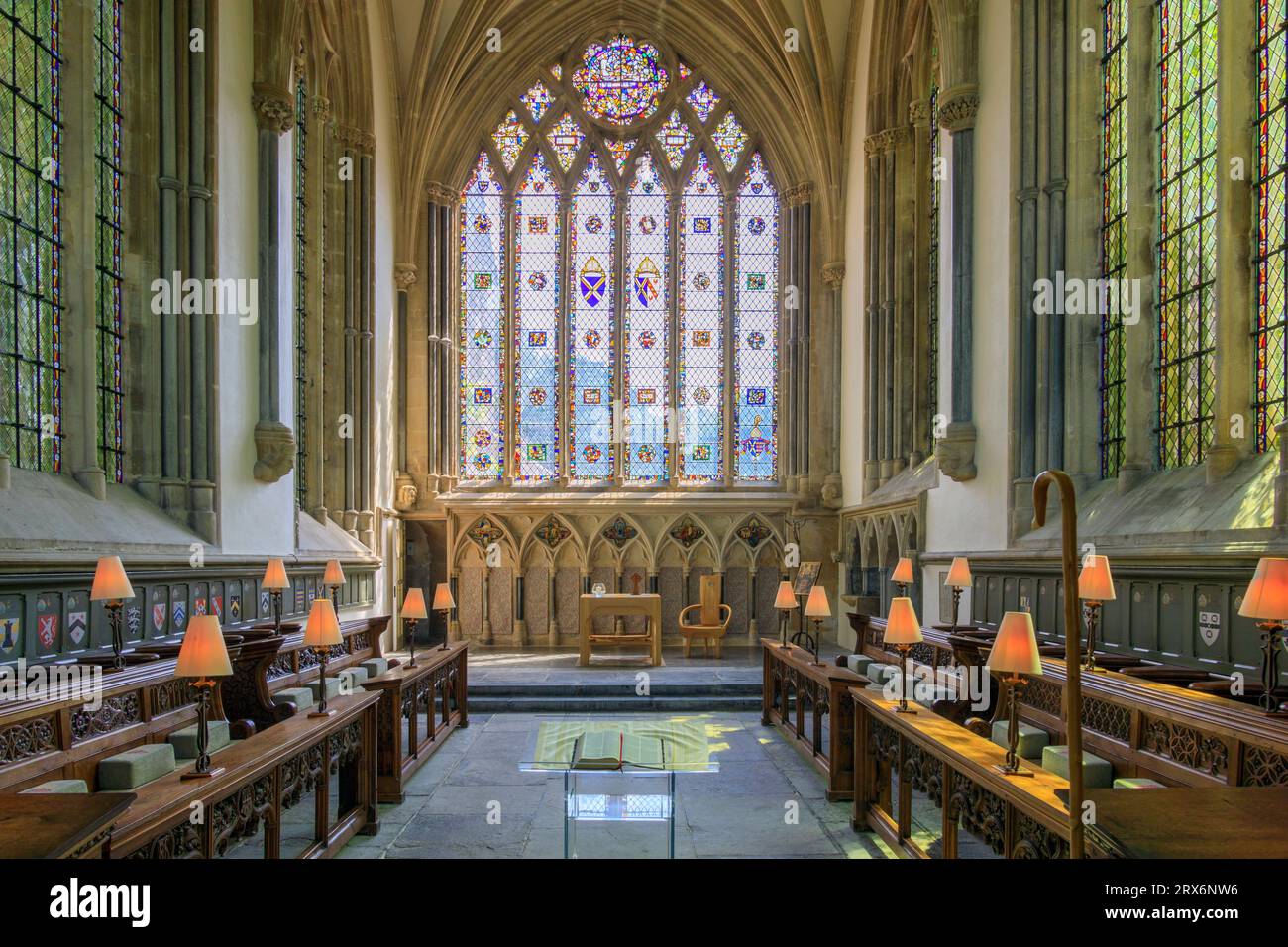 Bishop's palace chapel stained glass hi-res stock photography and ...