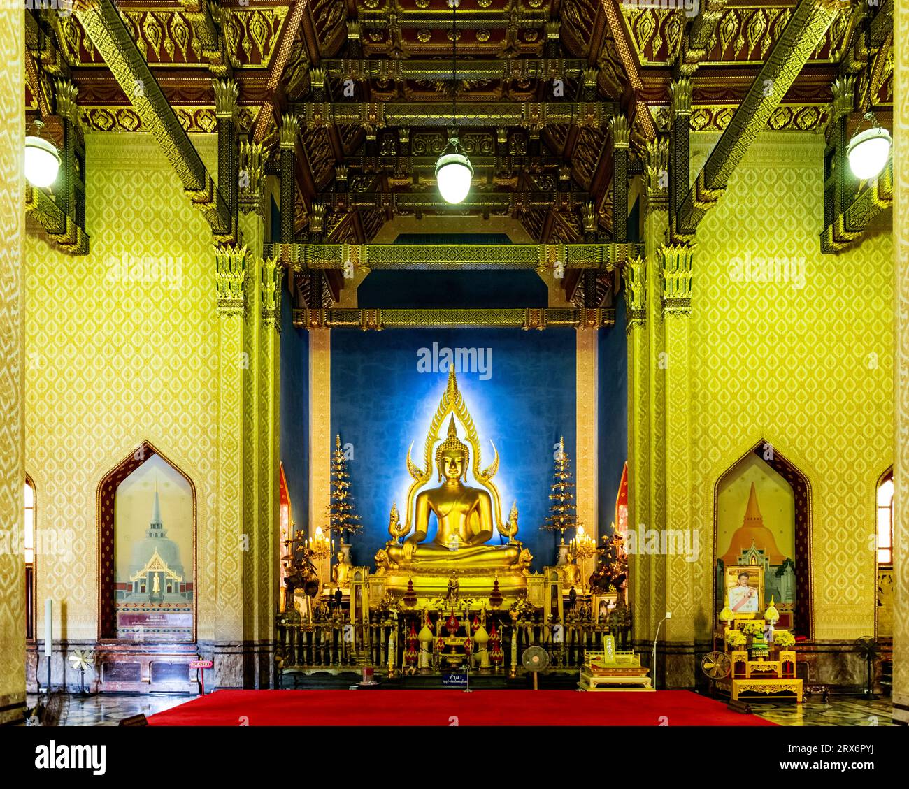 Bangkok, Thailand - September 12, 2023: Beautiful replica of Buddha ...