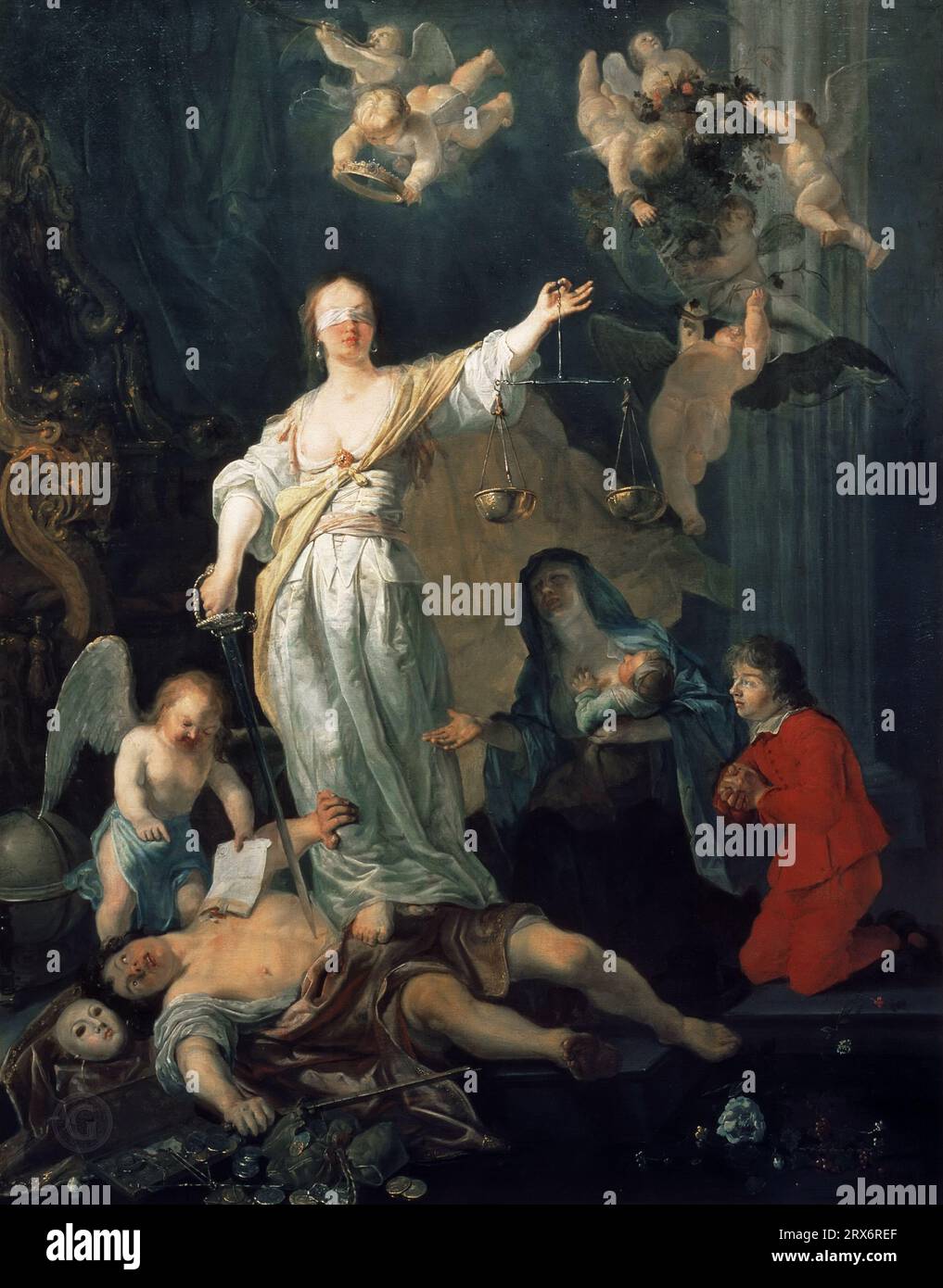 Gabriel Metsu - The Triumph of Justice c.1655-1660, 152.5×120 cm ...