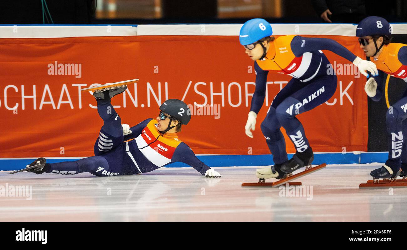 LEEUWARDEN - Jens van 't Wout (l), Niels Kingma and Bram Steenaart in ...