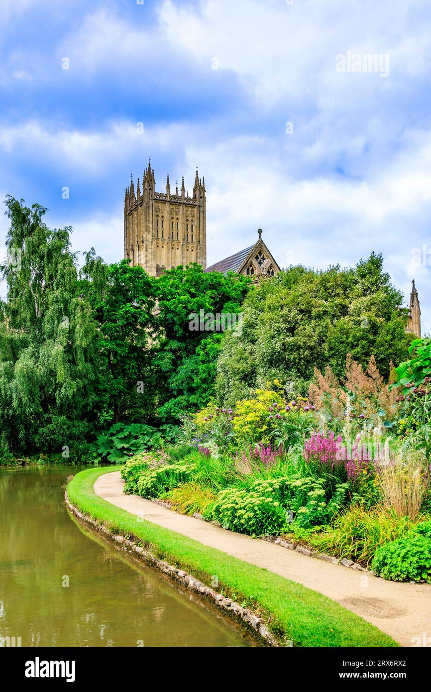 The magnificent cathedral viewed from inside the Bishop's Palace ...