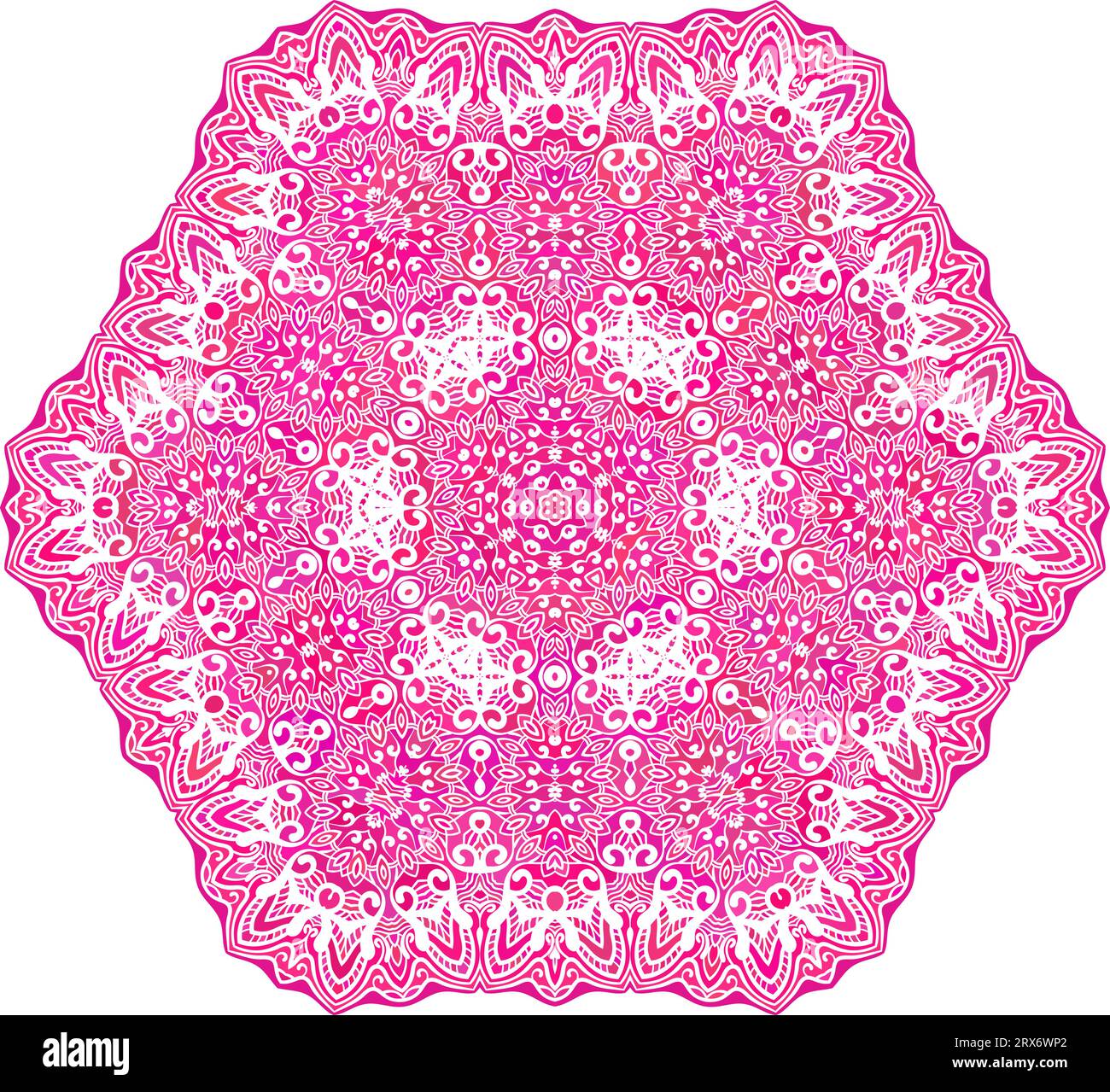 Round ornament Isolated design element Vector illustration Stock Vector ...