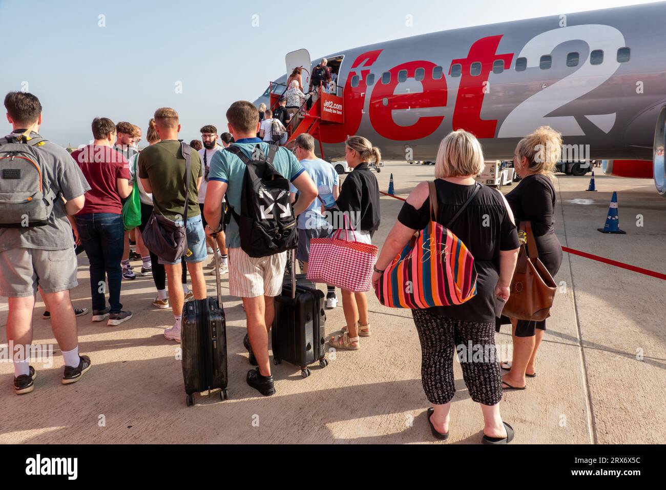 Stock picture dated September 16th 2023 shows passengers boarding a ...