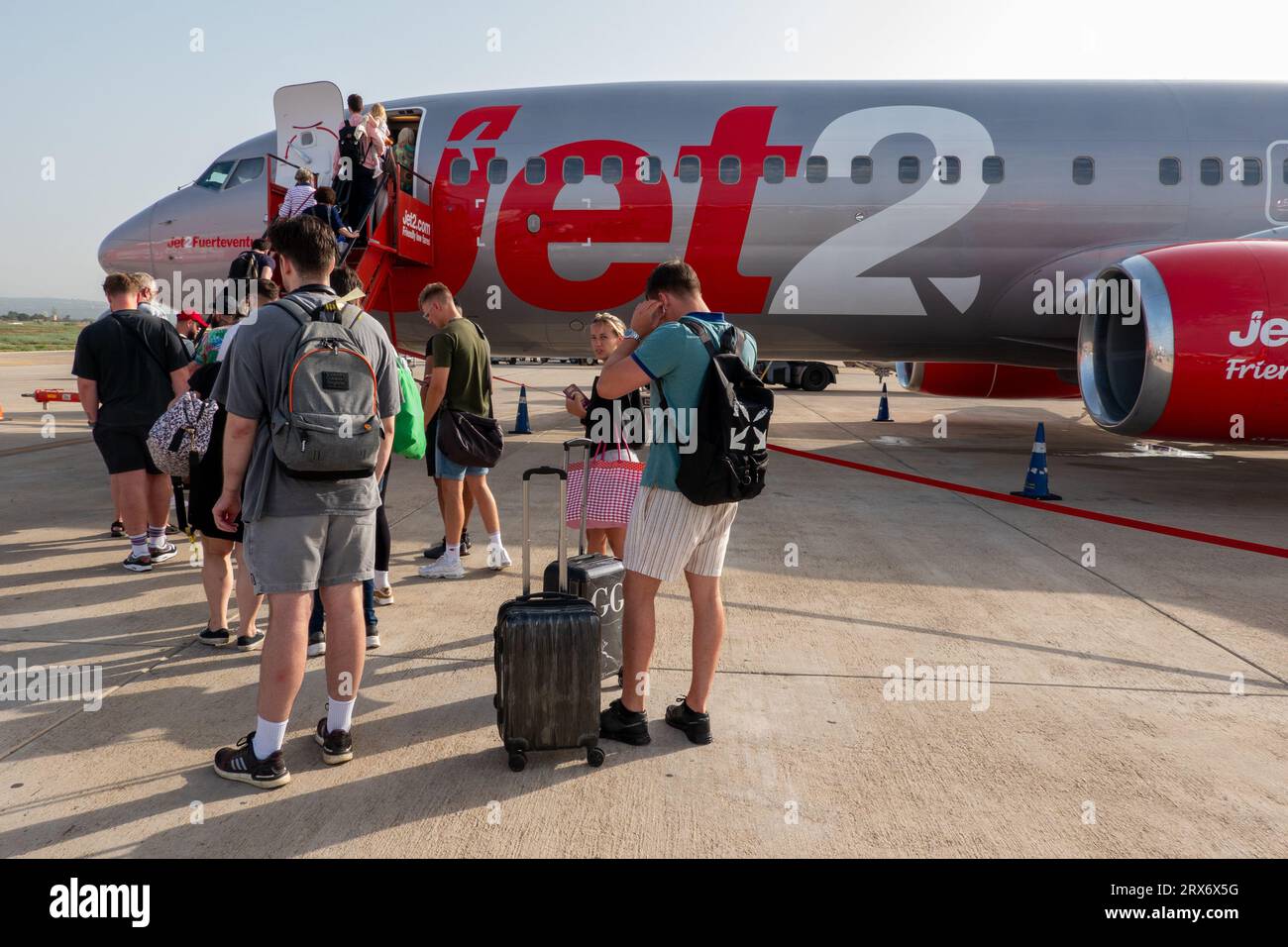 Stock picture dated September 16th 2023 shows passengers boarding a ...