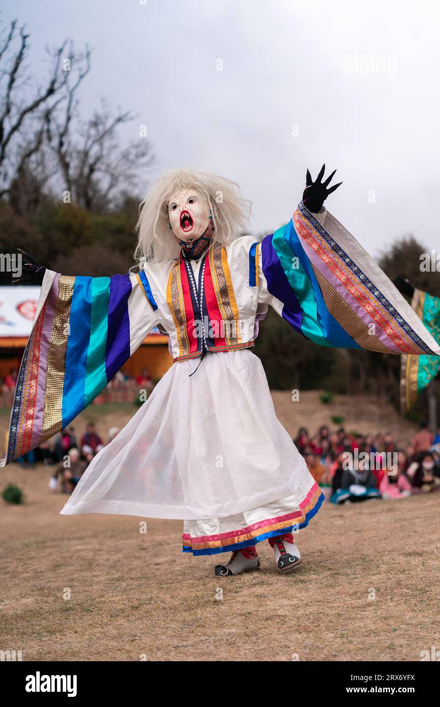 Festival mask dance Stock Photo - Alamy