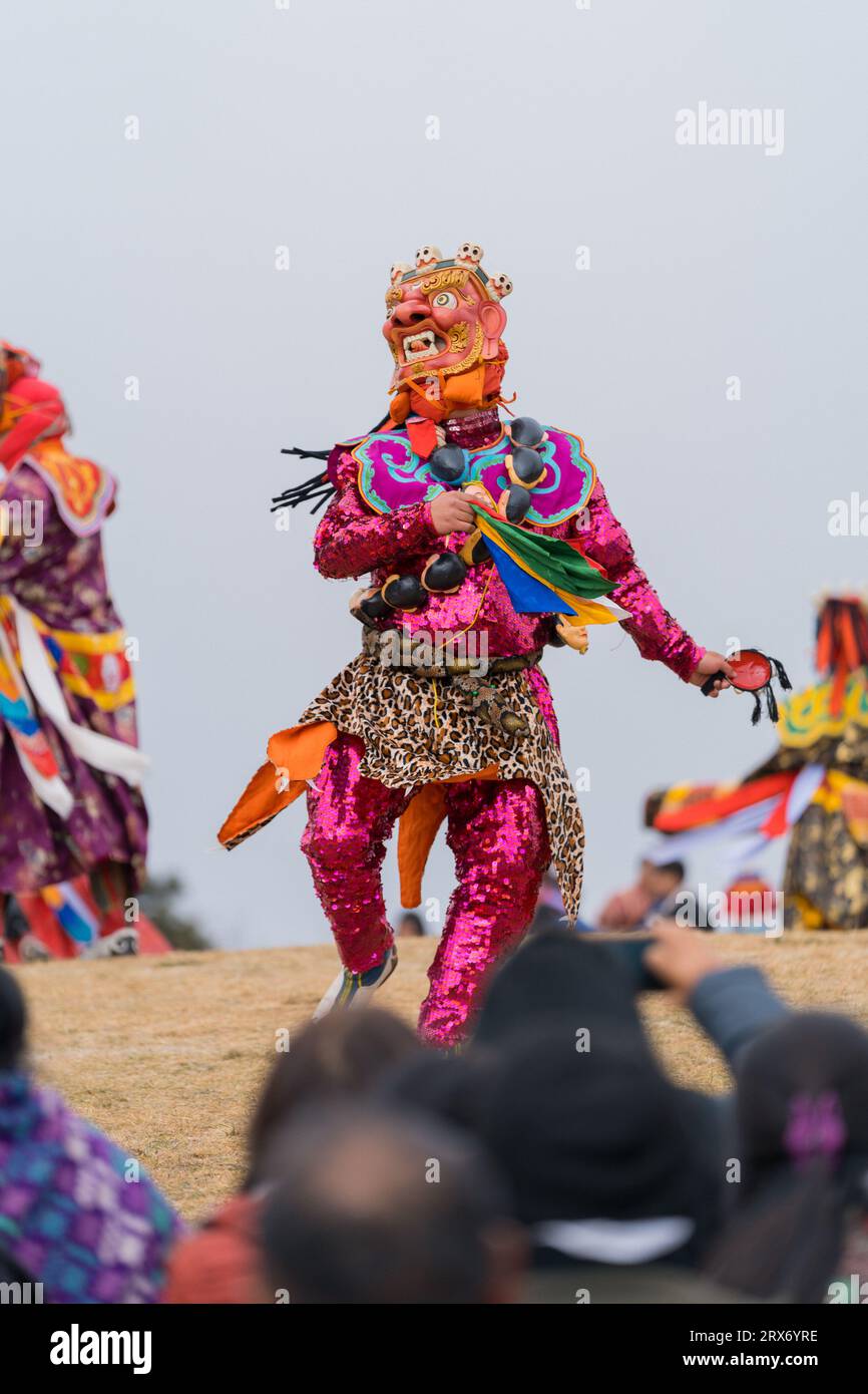 Colorful mask dance Stock Photo - Alamy