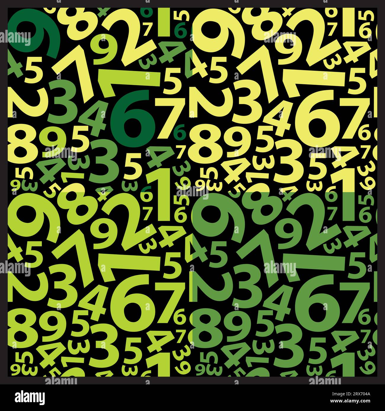 Four Numbers Background Patterns Stock Vector Image & Art - Alamy