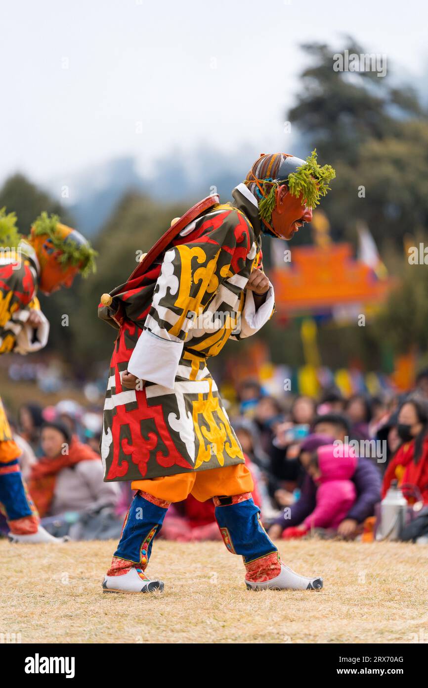 Festival mask dance Stock Photo - Alamy