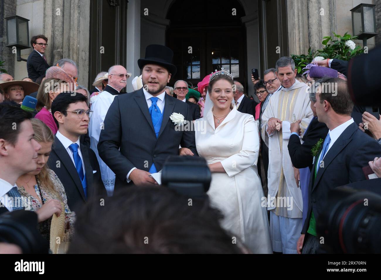 Dresden, Germany. 23rd Sep, 2023. Princess Maria Teresita of Saxony and ...