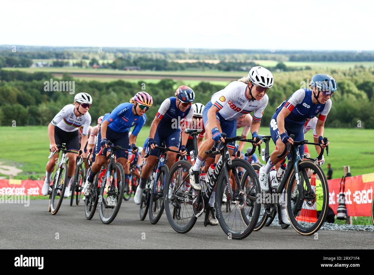 British Claire Steels of Israel Premier Tech Roland pictured in action ...