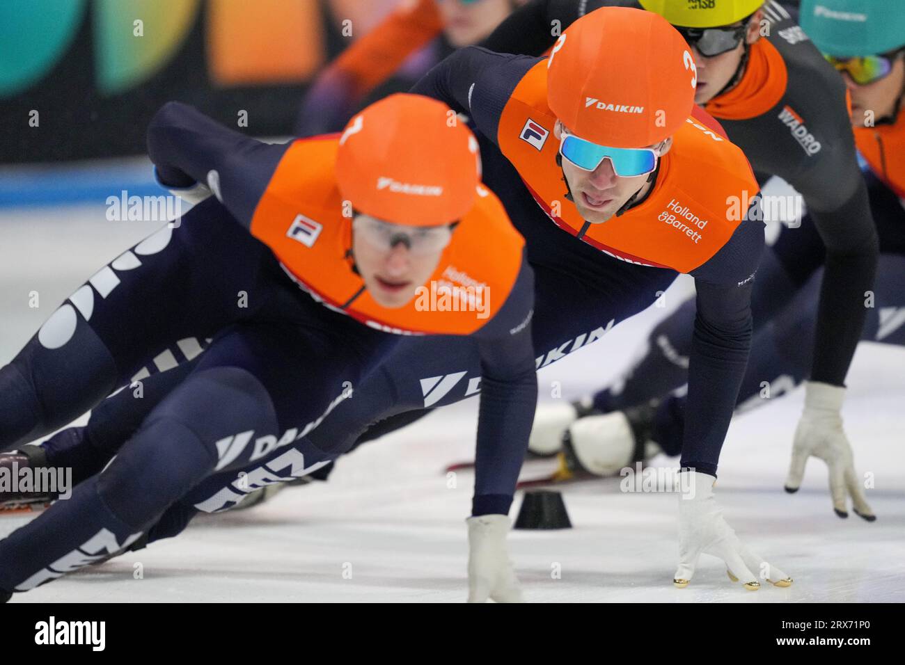 Dutch national short track speed skating championships hi-res stock ...