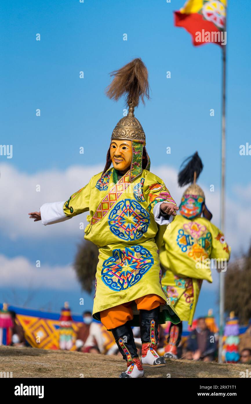 Festival mask dance Stock Photo - Alamy