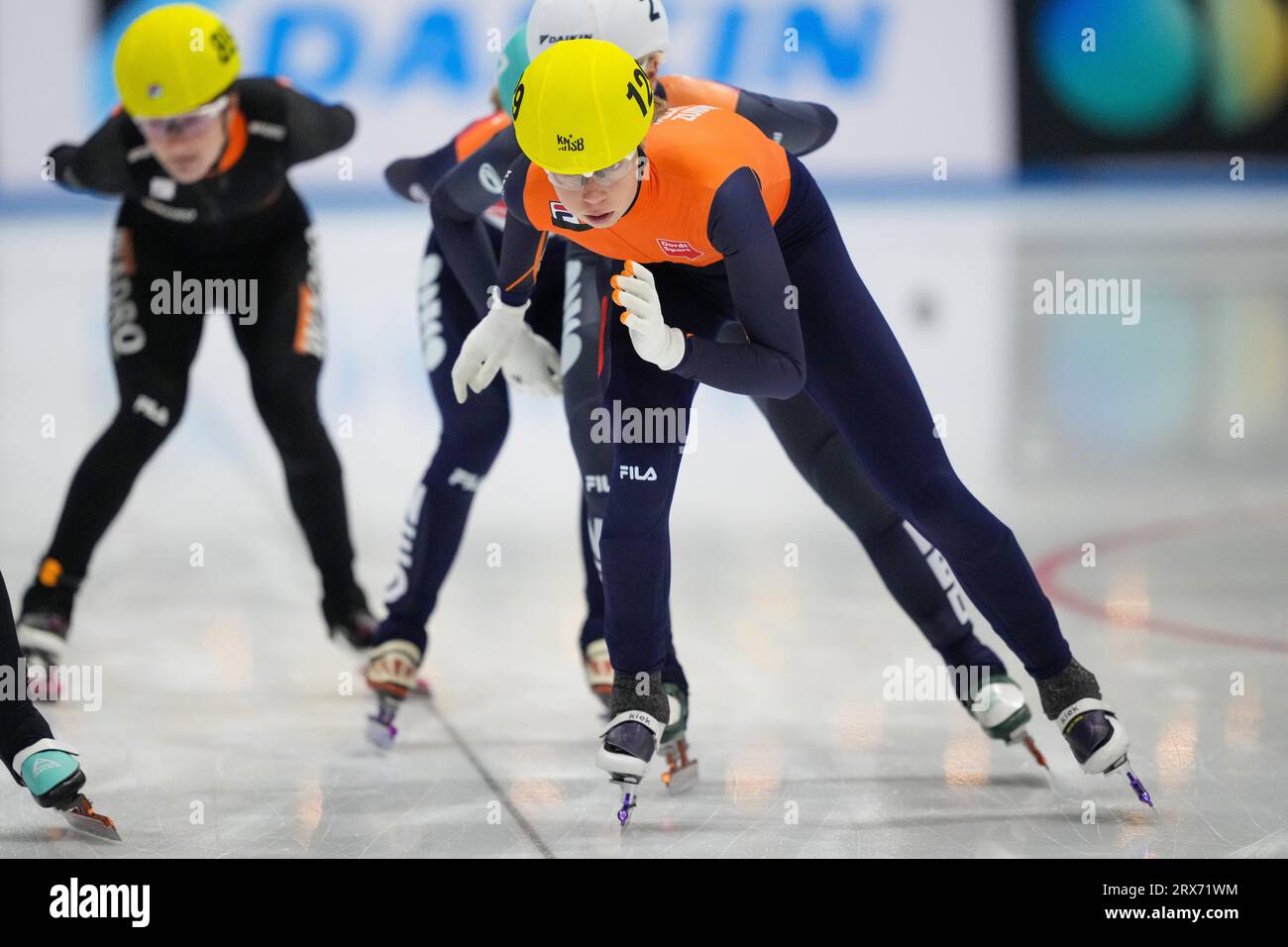 Dutch national short track speed skating championships hi-res stock ...