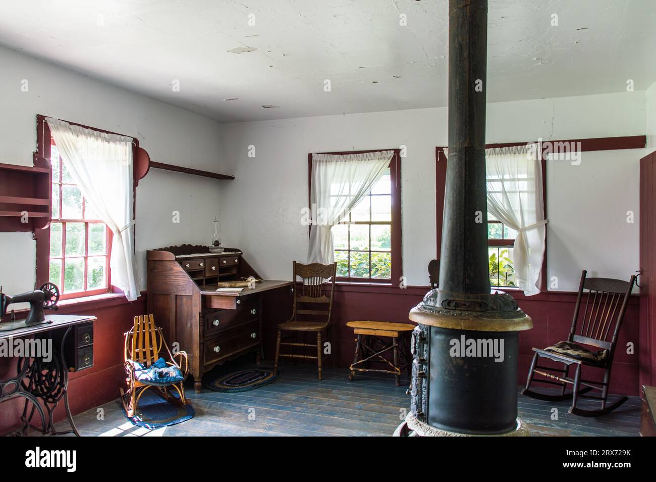 Amish Home interior Stock Photo - Alamy