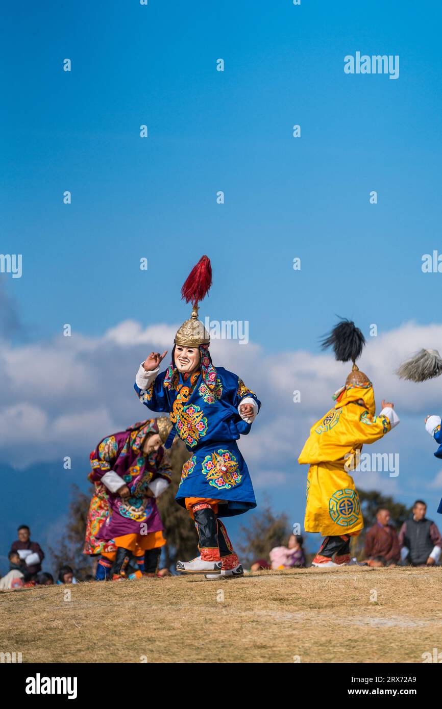 Festival mask dance Stock Photo - Alamy