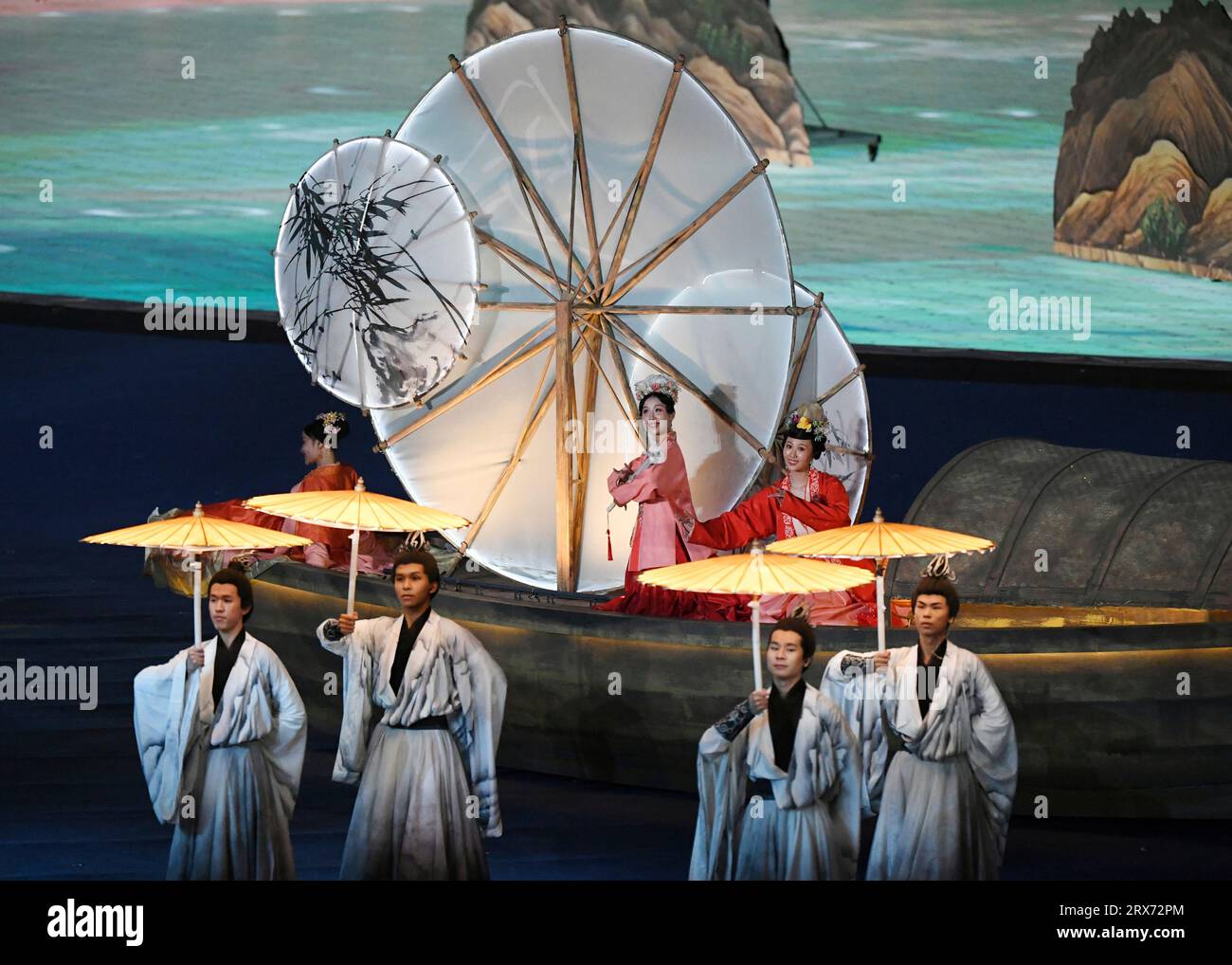An opening ceremony of the Hangzhou Asian Games is held in Hangzhou ...