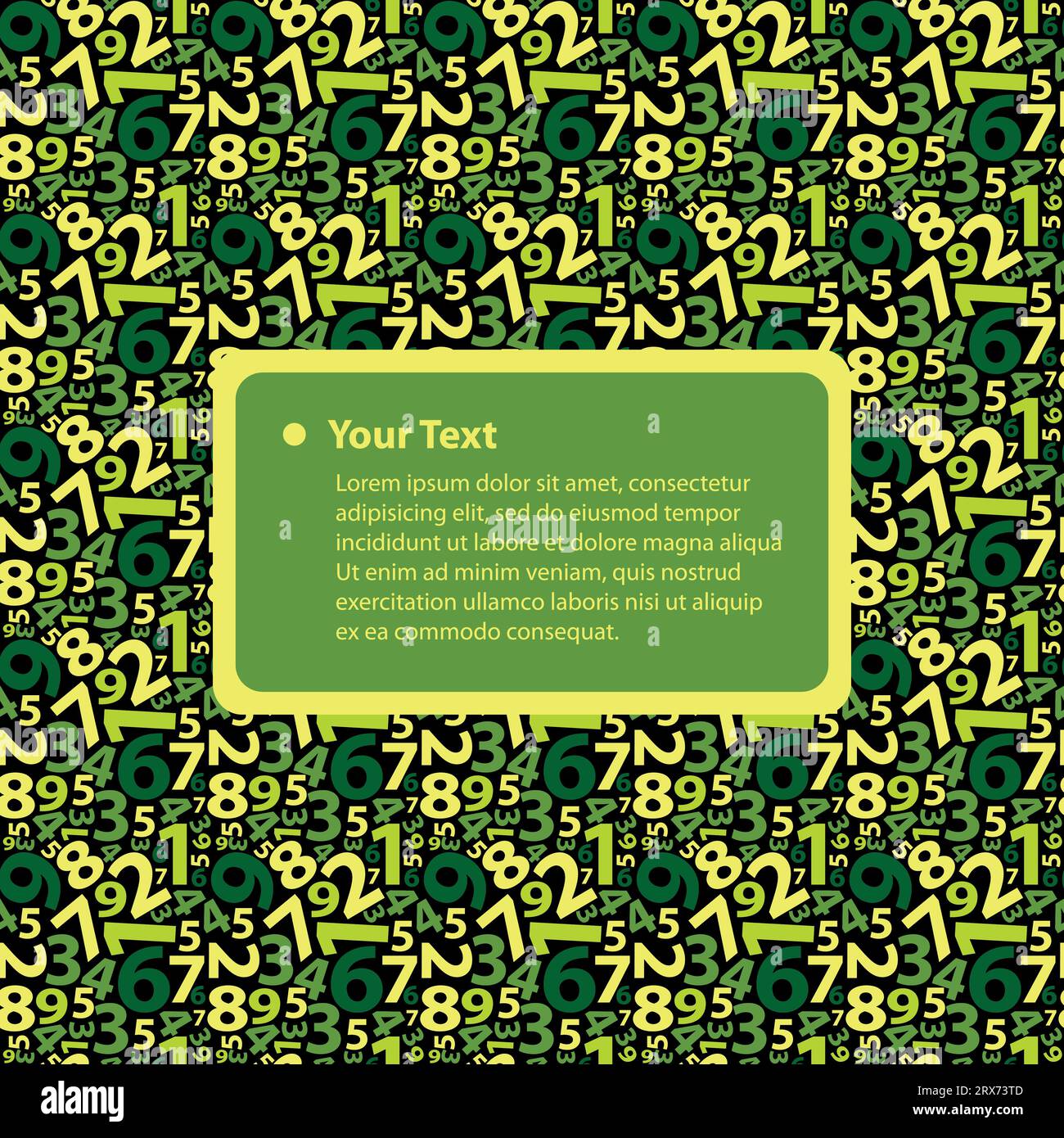 Graphic composition numbers abstract Stock Vector Images - Alamy