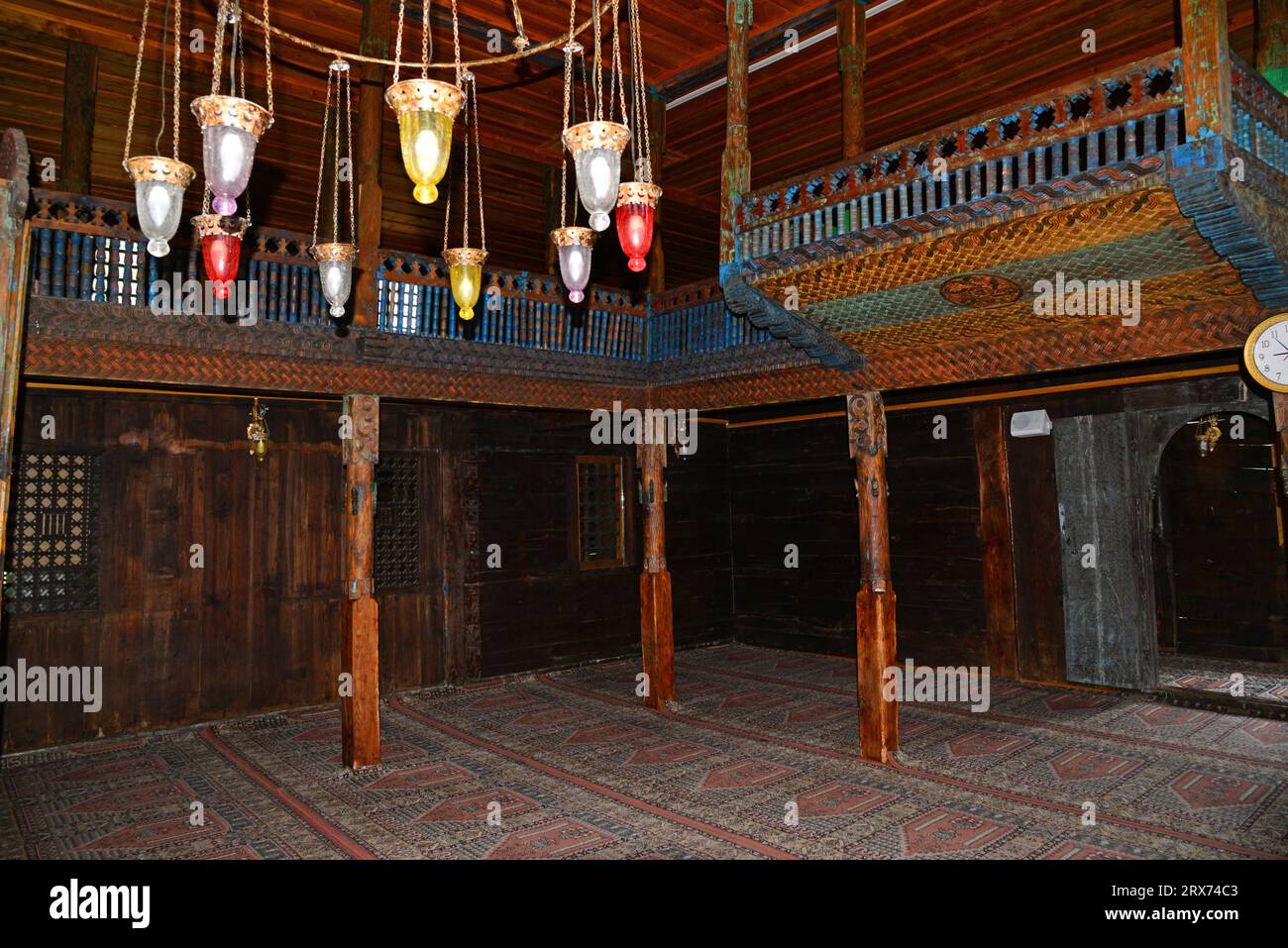 Duzkoy Mosque, located in Artvin, Turkey, was built in 1850. It is made ...