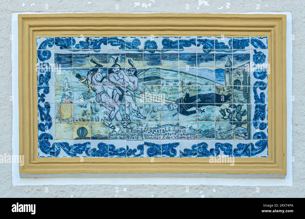 San Jose del Cabo Centro, Mexico - July 16, 2023: Set in front facade ...