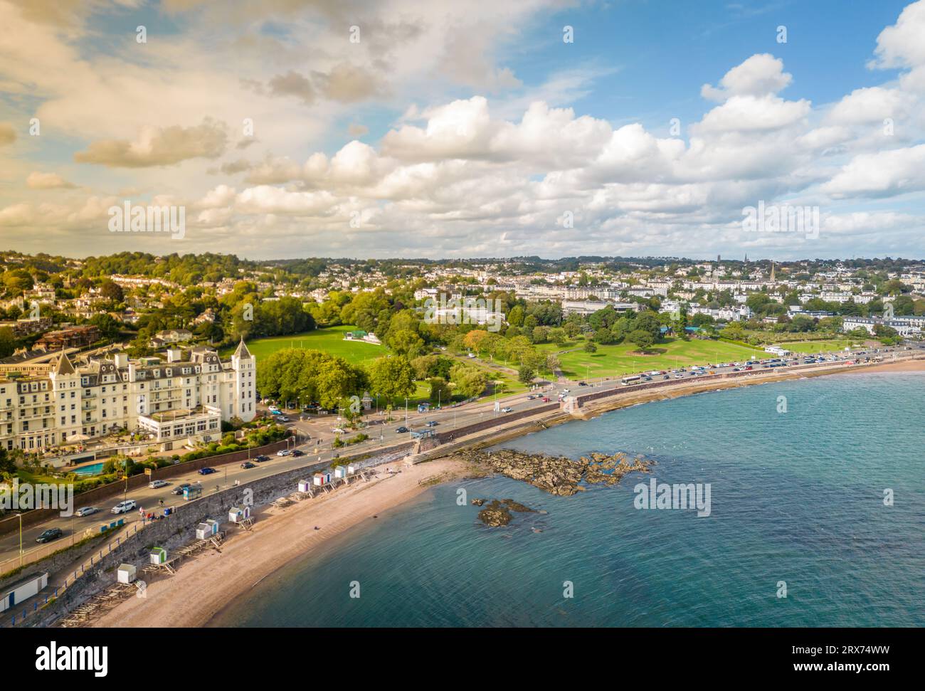 Torquay, UK. 23rd Sep, 2023. Last of the summer sun, in good UK weather ...