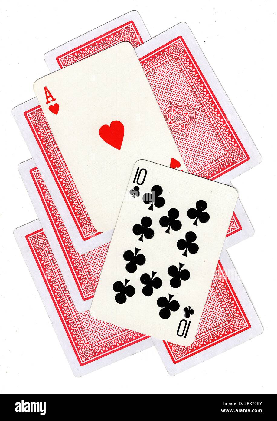 Two business cards pattern Cut Out Stock Images & Pictures - Alamy