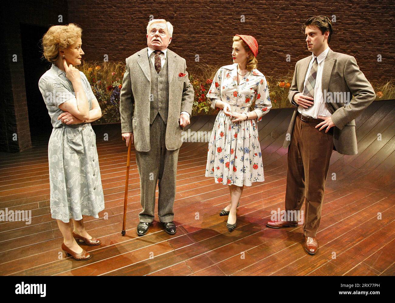 l-r: Joanna David (Mother), Derek Jacobi (Father), Natasha Little ...