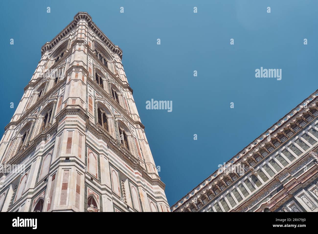 Florence giotto bell tower detail hi-res stock photography and images ...