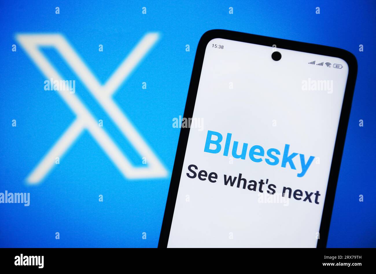 X corp logo hi-res stock photography and images - Alamy