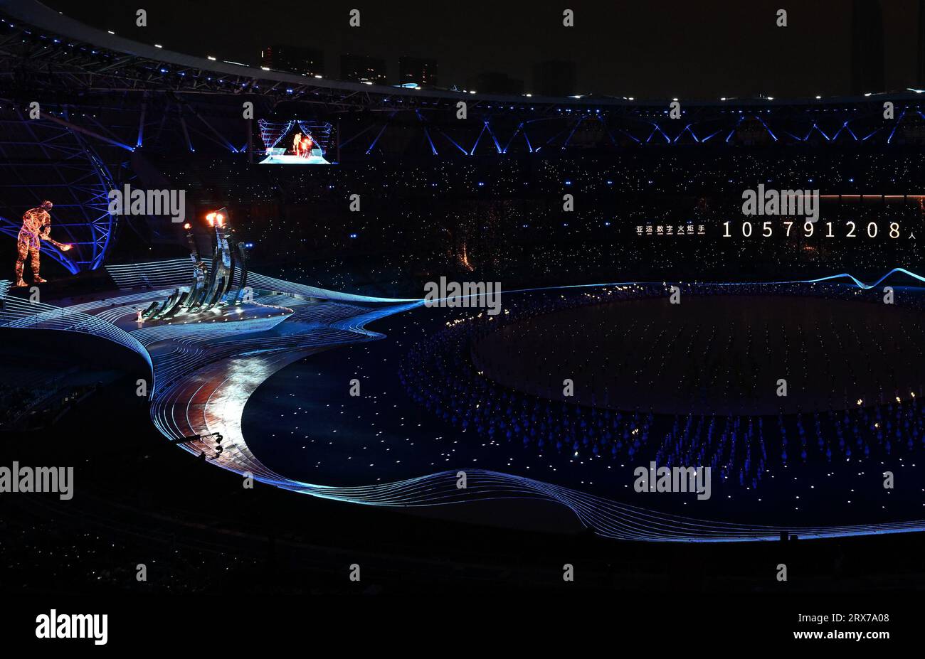 Hangzhou, China's Zhejiang Province. 23rd Sep, 2023. Wang Shun and a ...