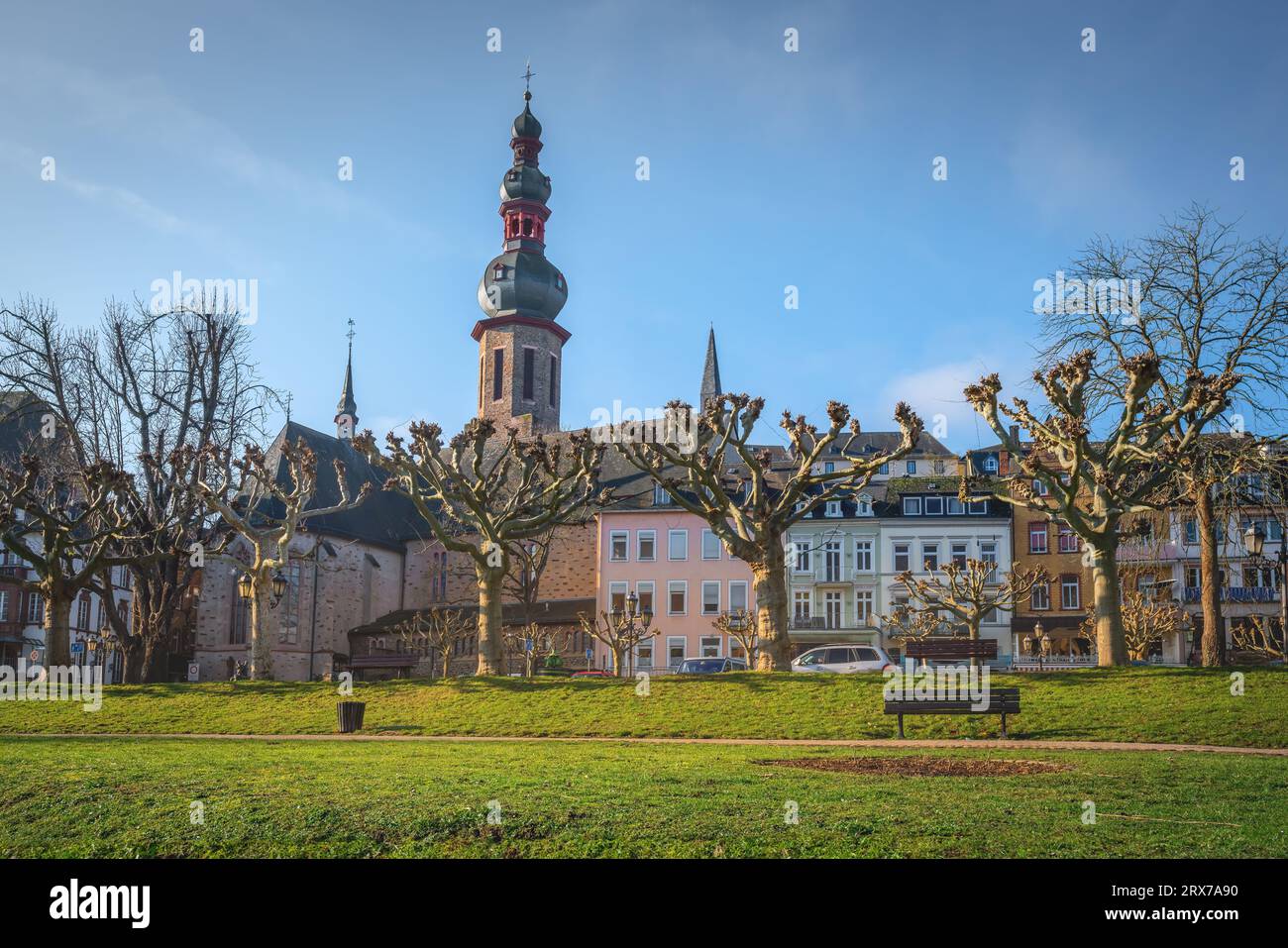 Cochem and St. Martin Church - Cochem, Germany Stock Photo - Alamy