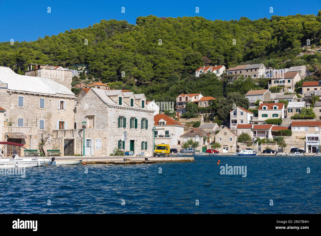 Pucisca town on island hi-res stock photography and images - Alamy