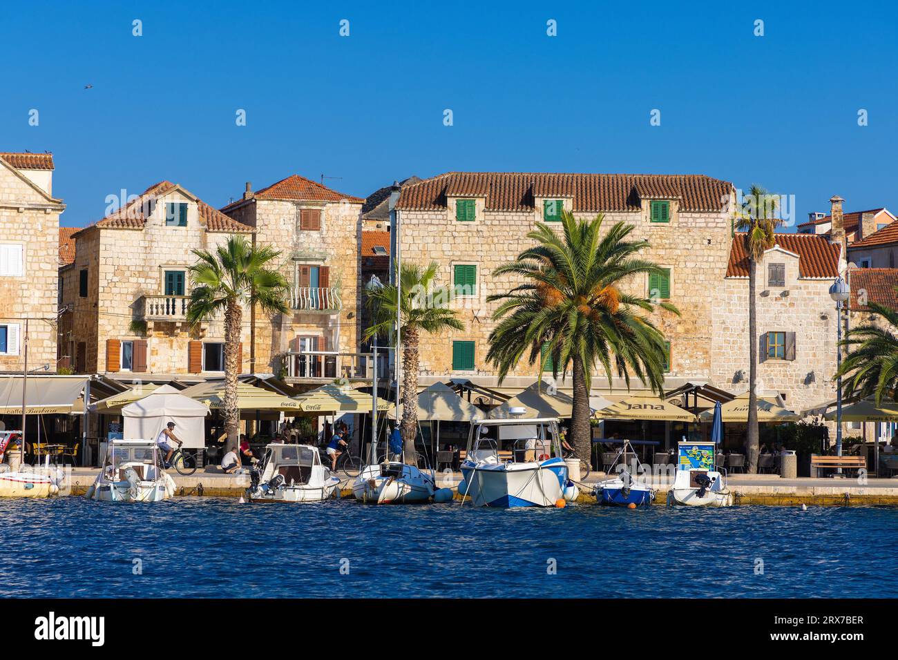 Supetar harbour brač island hi-res stock photography and images - Alamy