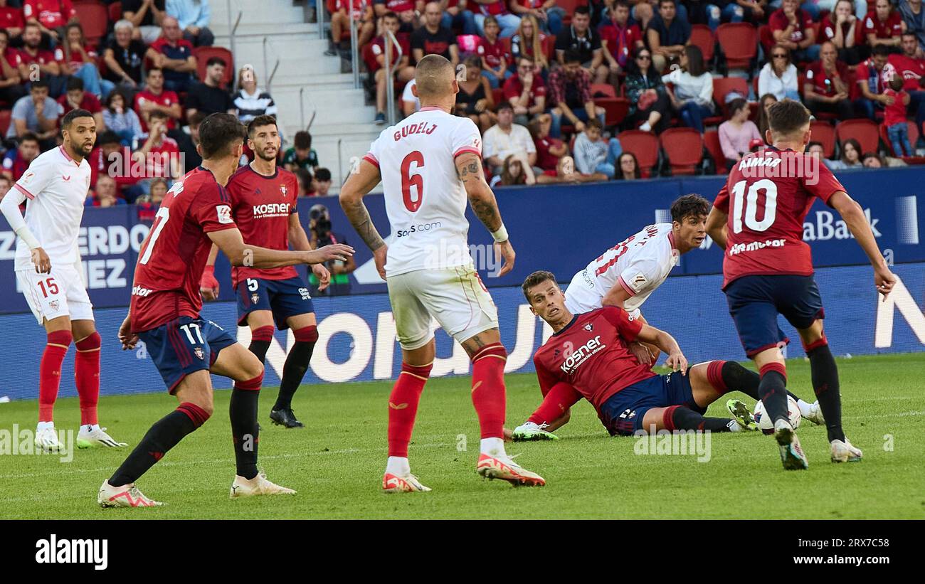 Pamplona, Spain. 23rd Sep, 2023. Sports. Football/Soccer.Football match ...