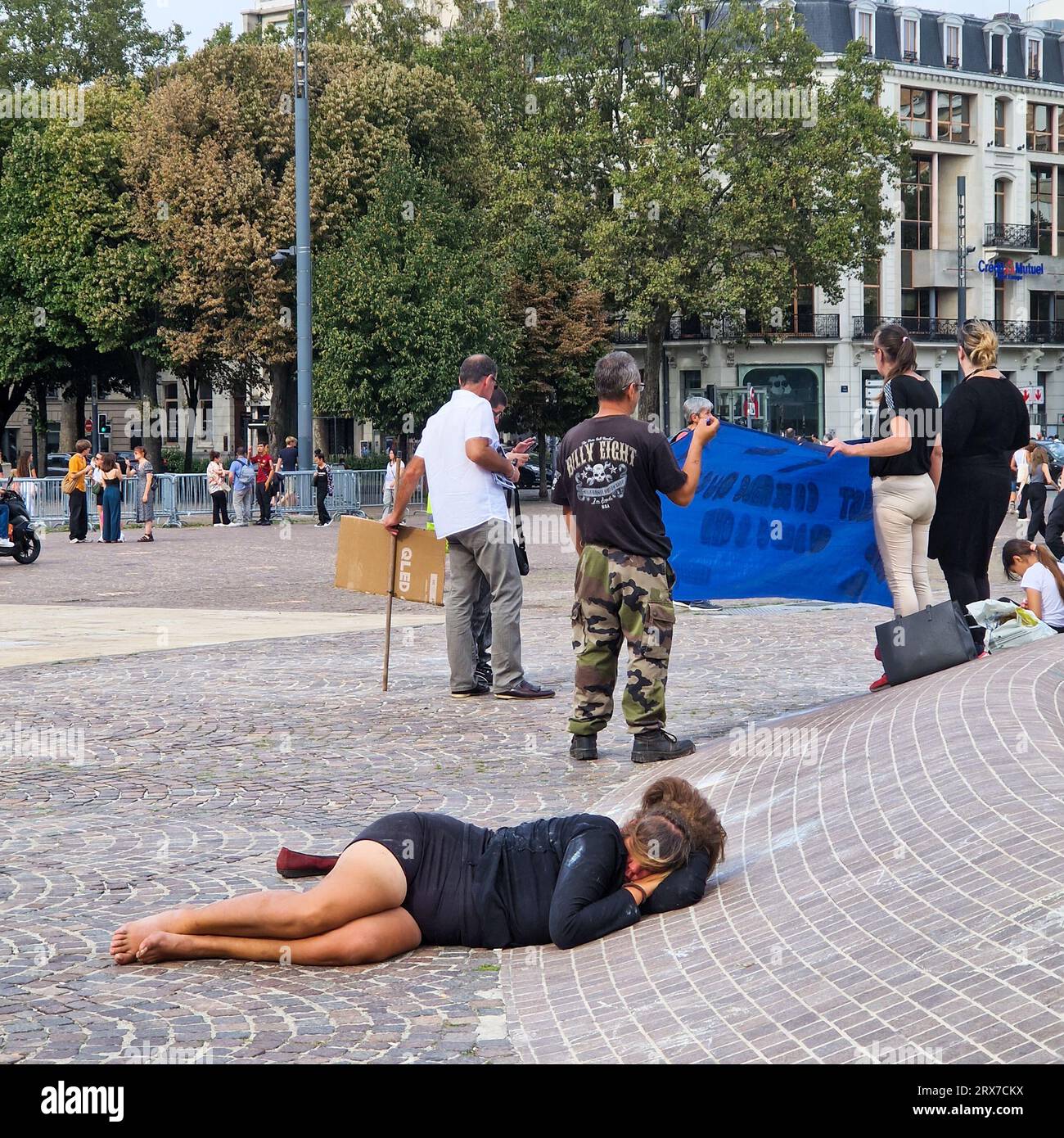 Chomage france hi-res stock photography and images - Alamy