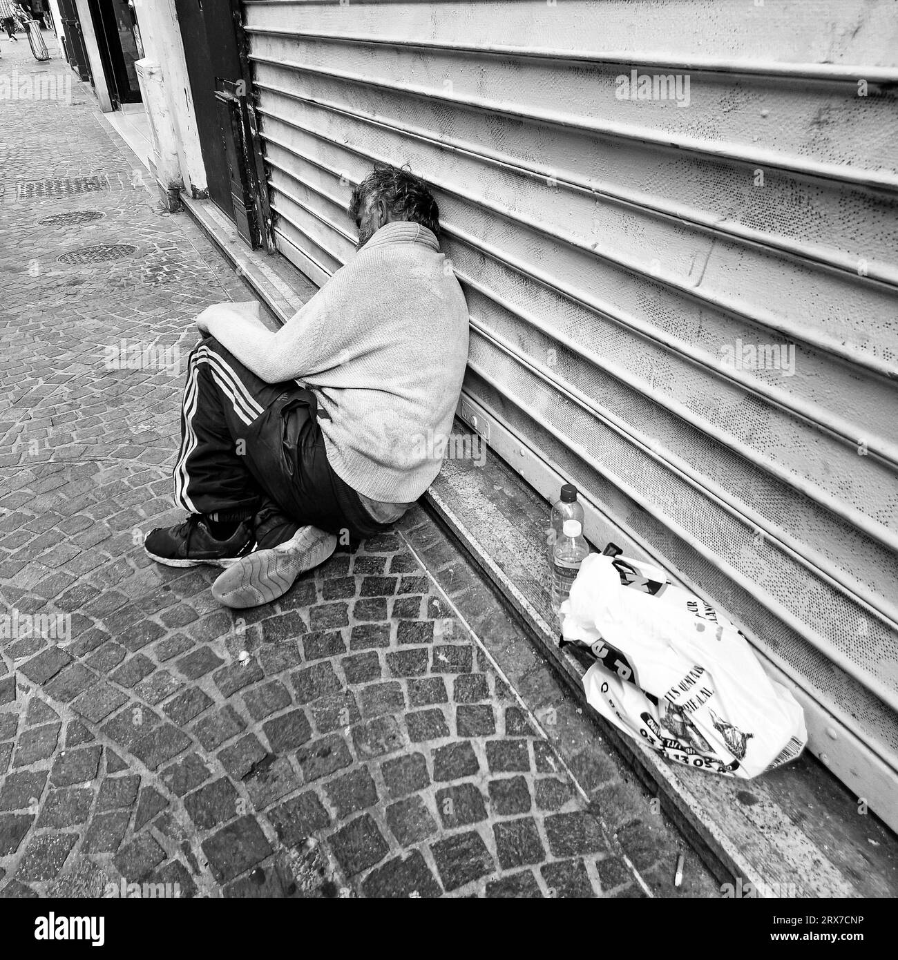 Poverty in eastern europe Black and White Stock Photos & Images - Alamy