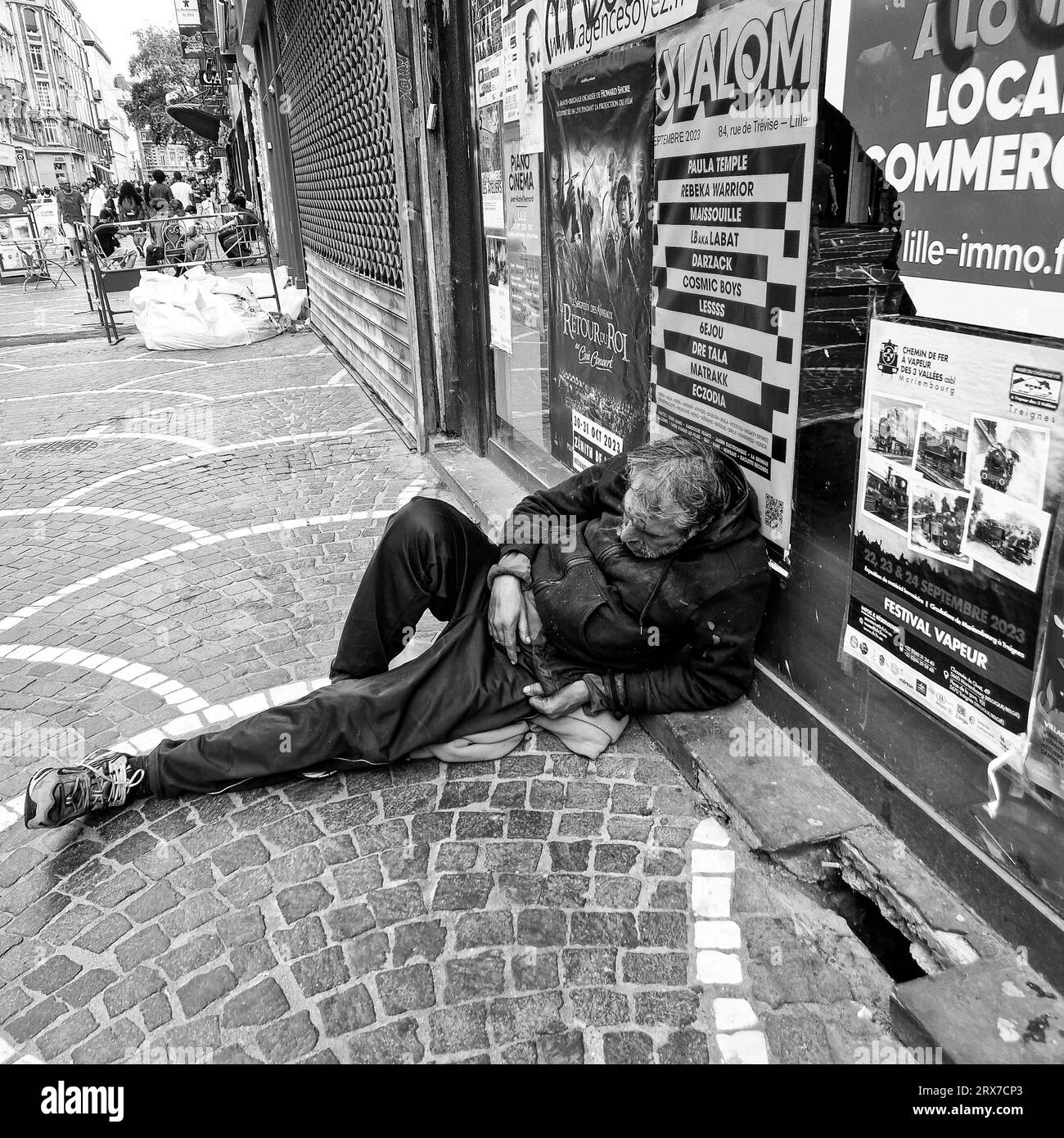 Lille square Black and White Stock Photos & Images - Alamy