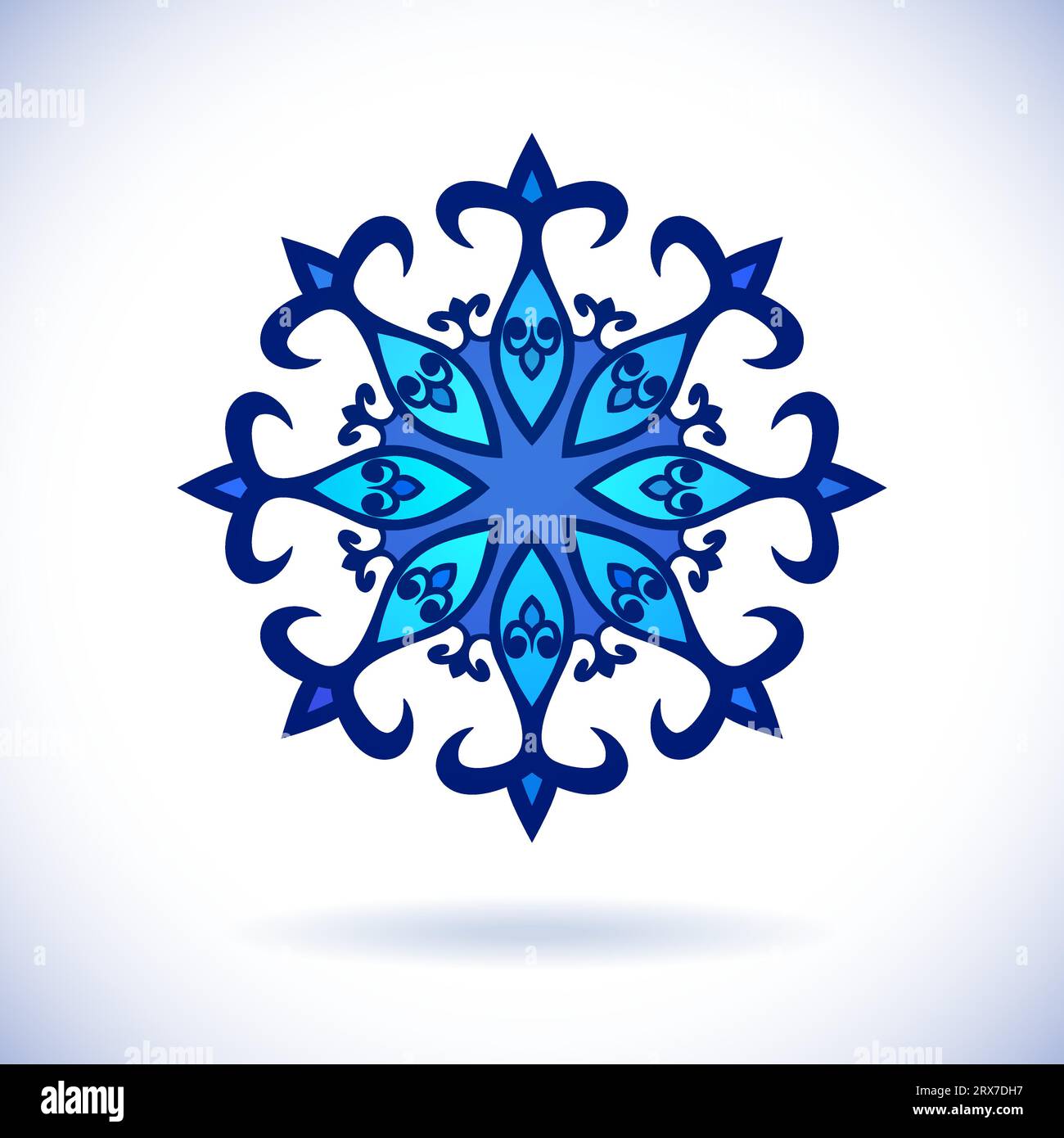 Oriental ornament, Isolated design element, Vector illustration Stock ...