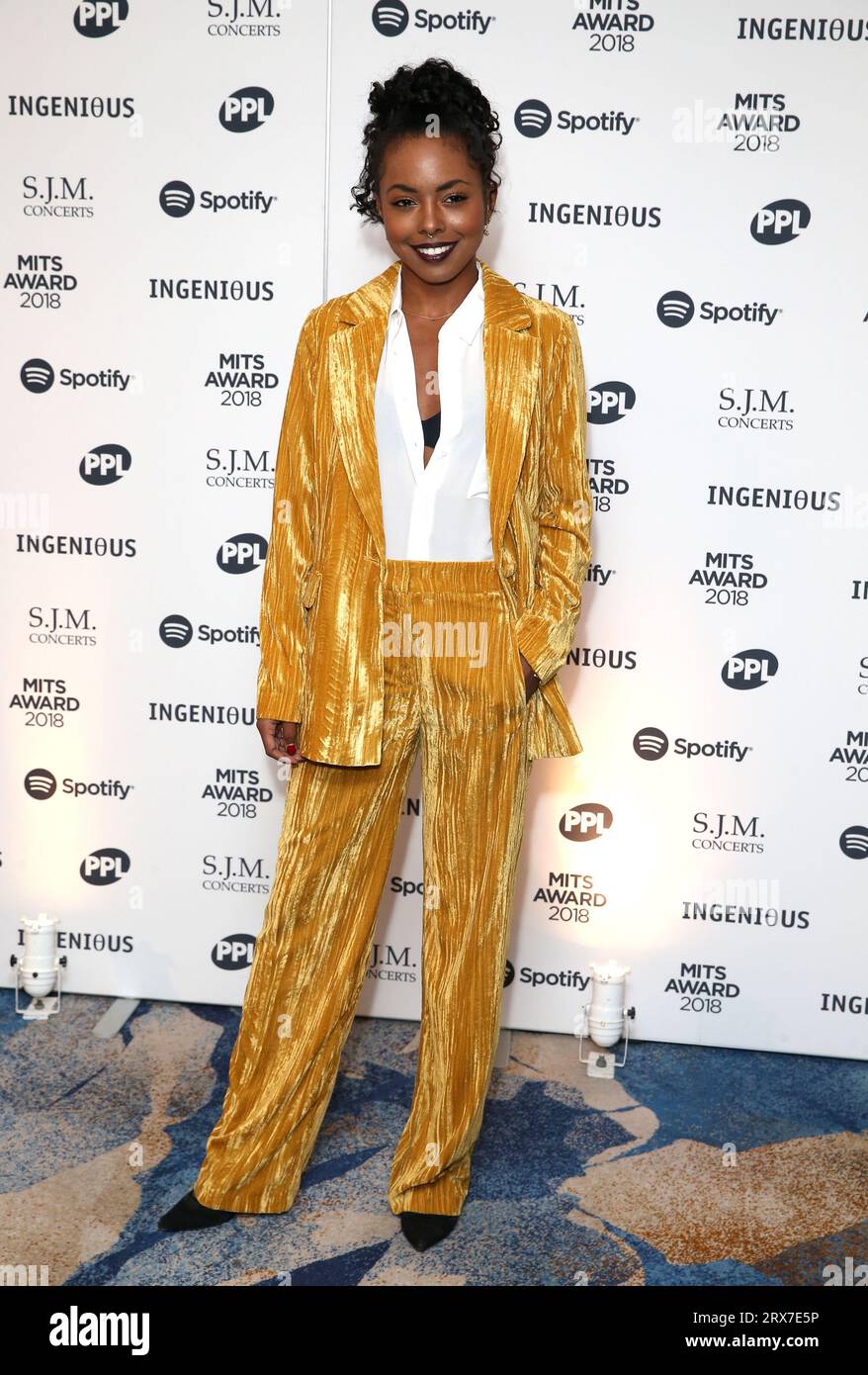 Adrienne Warren attends the Music Industry Trust Awards 2018 at ...