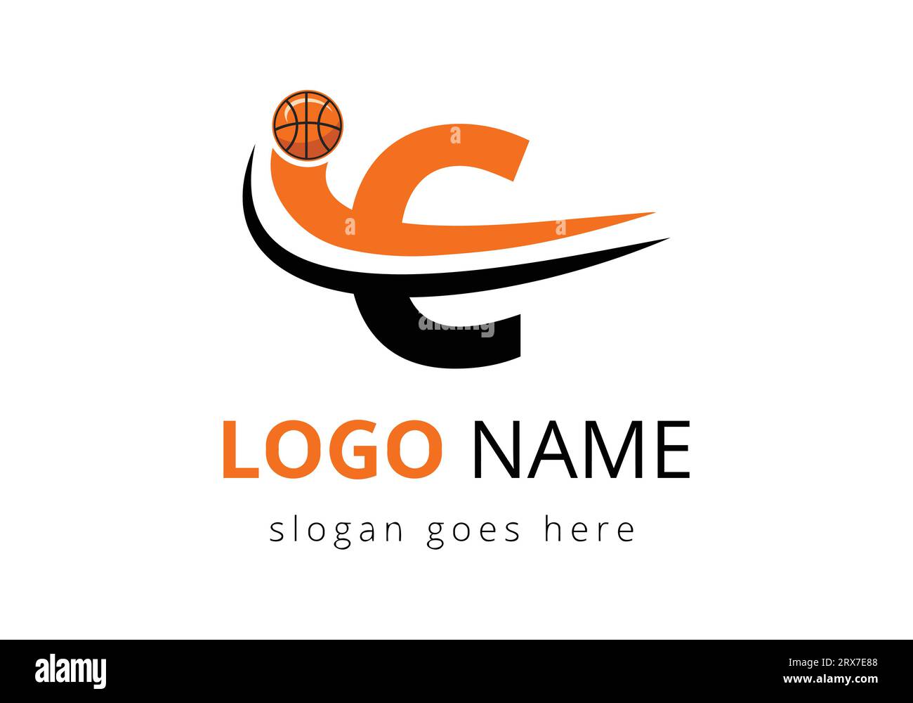 Letter C Sports Logo